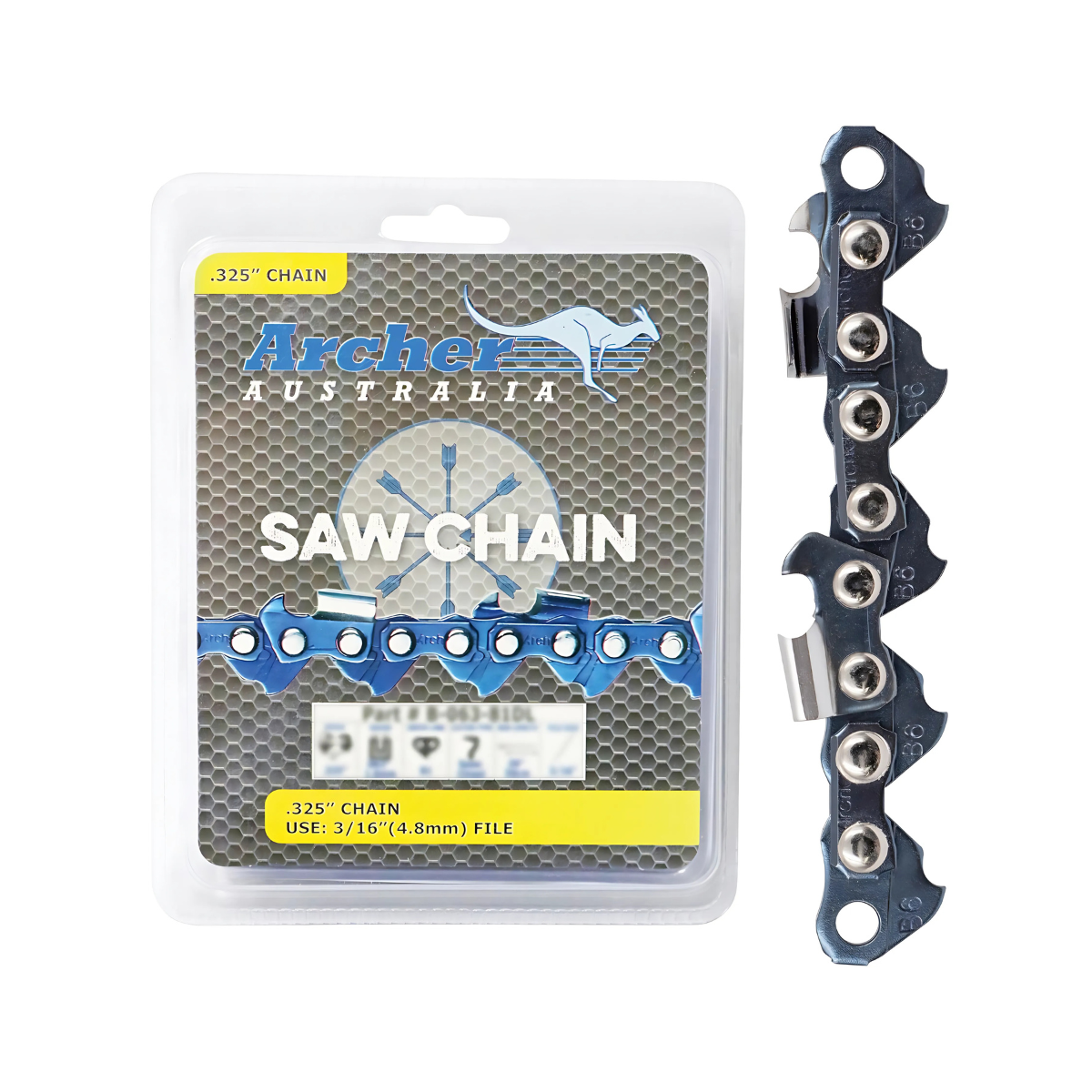 Archer Full Chisel Chain - 18" 325 .063 68 DL (B-063-68DL) | GYC