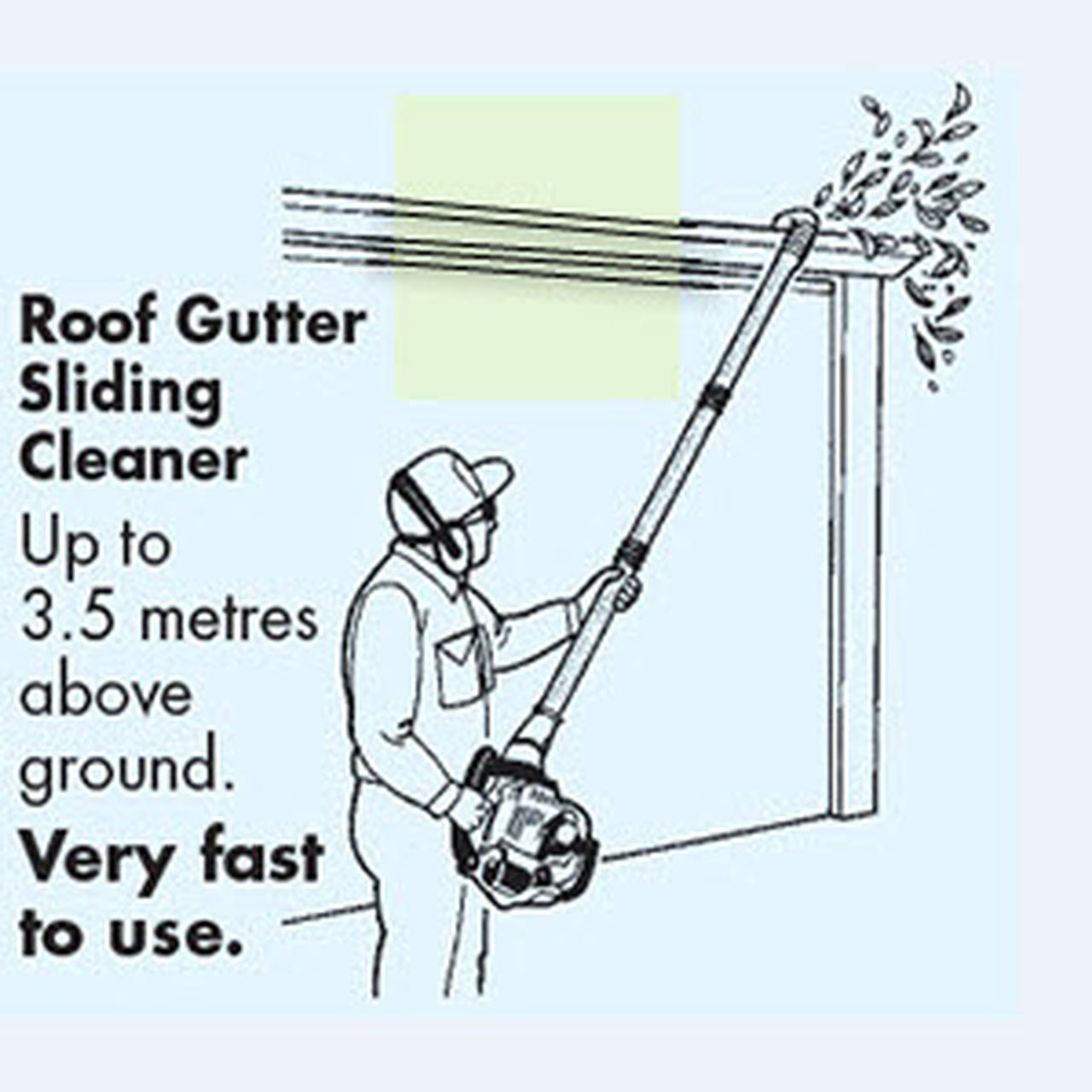 Atom 64405 Blower Roof Gutter Cleaning Attachment Kit | GYC